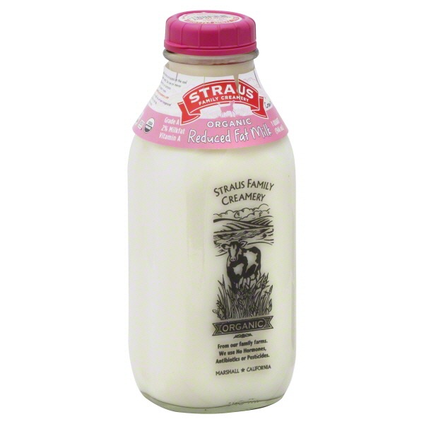 Straus Family Creamery Milk, Reduced Fat, 2% Milkfat