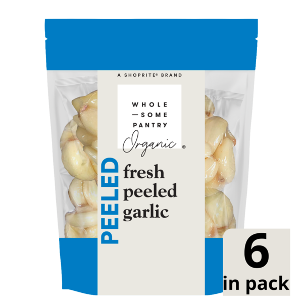 ShopRite Wholesome Pantry Organic Fresh Peeled Garlic Same-Day Delivery ...