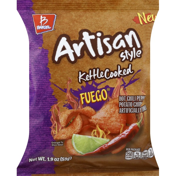 Barcel Kettle Cooked Chips, Fuego, Artisan Style (1.9 oz) - Instacart