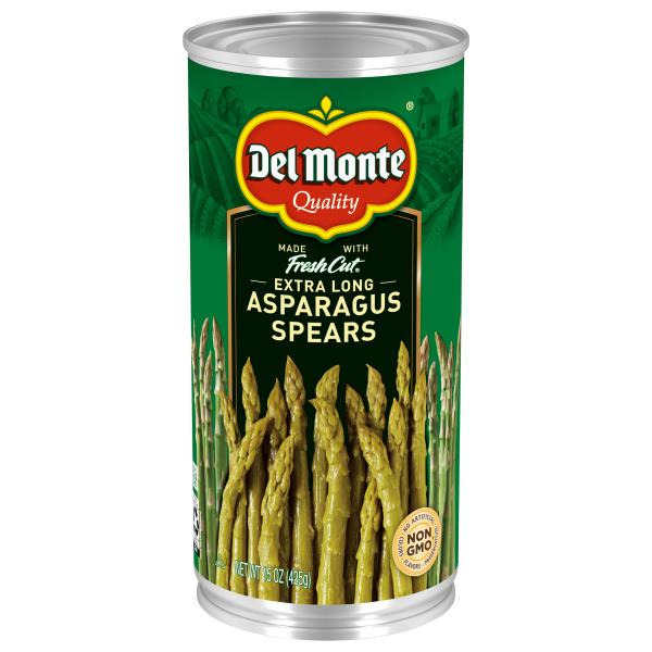 Del Monte FRESH CUT Extra Long Asparagus Spears, Canned Vegetables Same ...