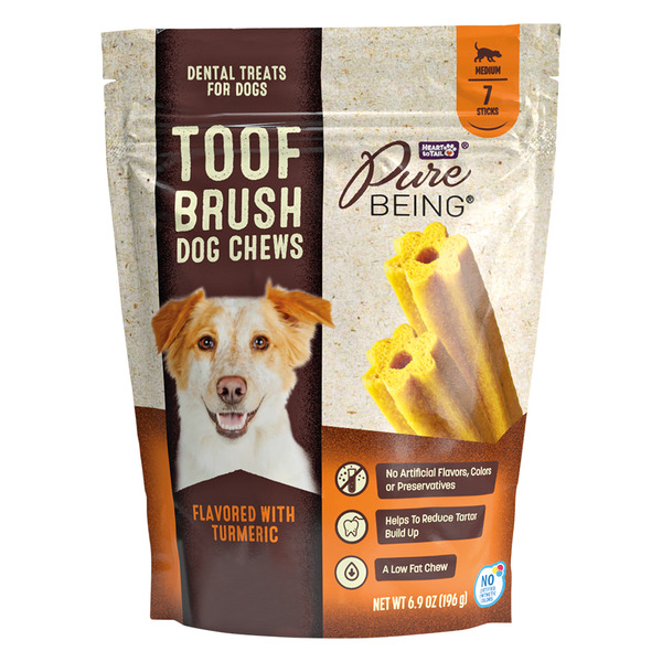Pure Being Turmeric Toof Brush Dog Chew Same-Day Delivery or Pickup | ALDI