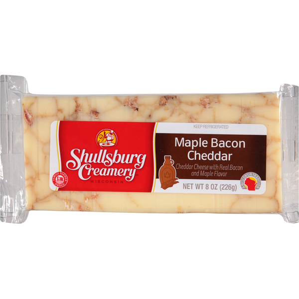 Shullsburg Creamery Cheese, Cheddar, Maple Bacon Same-Day Delivery or ...