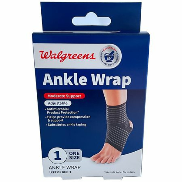 Walgreens Walgreens Latex Free Adjustable Ankle Support Wrap Same-Day ...