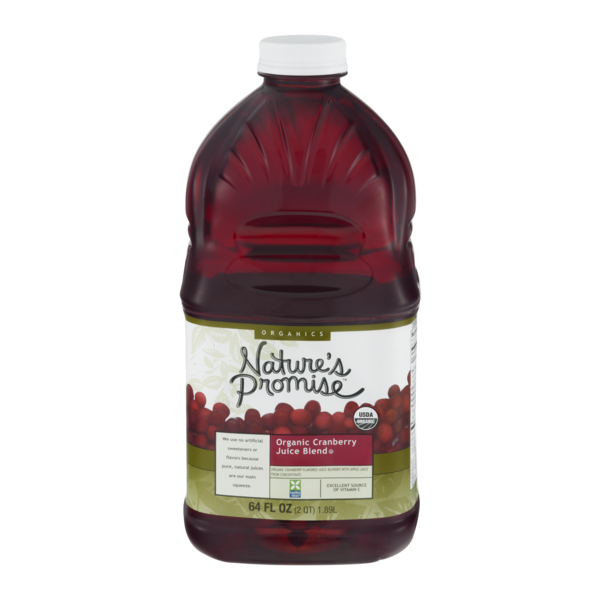 Stop & Shop Nature's Promise Juice Blend, Organic Cranberry Same-Day ...