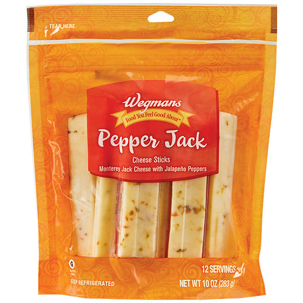 Wegmans Wegmans Pepper Jack Cheese Sticks Same-Day Delivery or Pickup ...