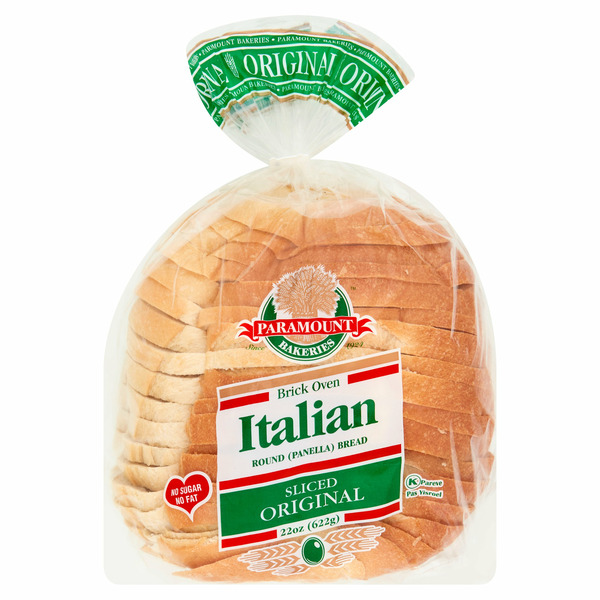 ShopRite Paramount Bakeries Brick Oven Sliced Original Italian Round ...