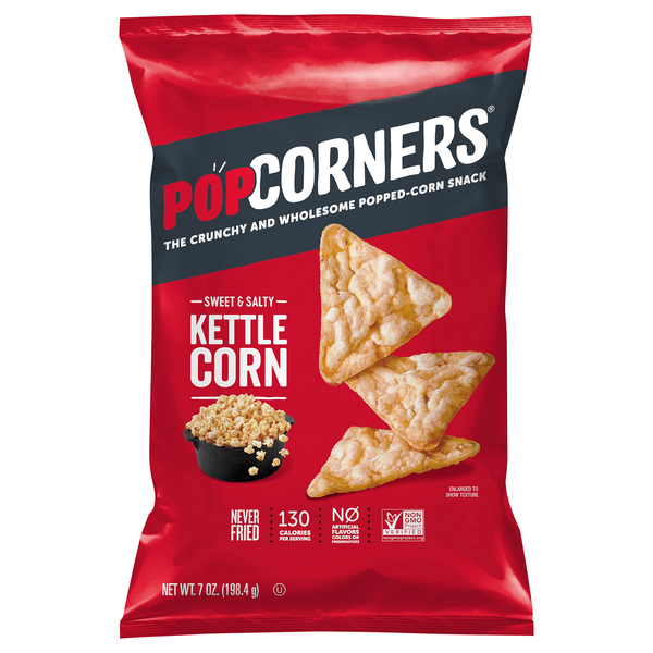 Food Lion PopCorners Popped-Corn Snack, Sweet & Salty Kettle Corn ...