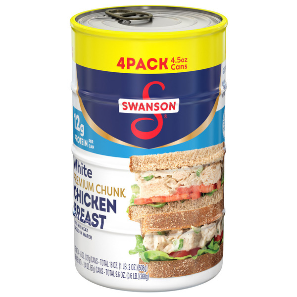 Swanson's White Premium Chunk Canned Chicken Breast in Water Same-Day ...