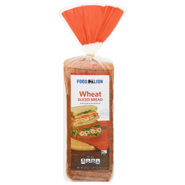 Food Lion Food Lion Wheat Bread, Sliced Same-Day Delivery or Pickup ...