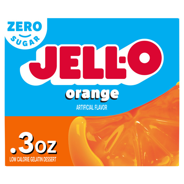 Jell-O Zero Sugar Orange Flavor Gelatin Same-Day Delivery or Pickup ...