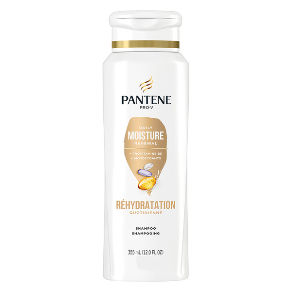 Pantene Shampoo, Pro V Daily Moisture Renewal for All Hair Types, Color ...