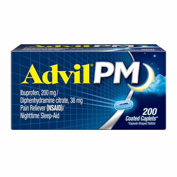 Advil Ibuprofen Pain Reliever Nighttime Sleep-Aid Same-Day Delivery ...