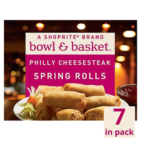 ShopRite Bowl & Basket Philly Cheesesteak Spring Rolls Same-Day ...