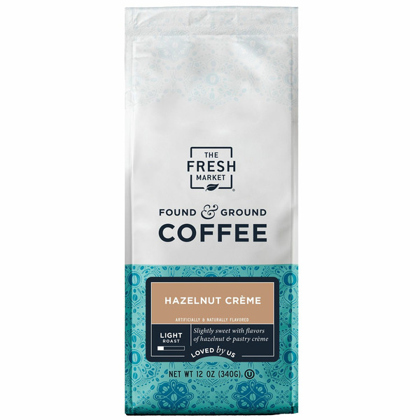The Fresh Market Hazelnut Creme Ground Coffee Bag Same-Day Delivery or ...