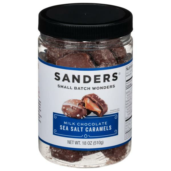 Sanders Milk Chocolate Sea Salt Caramels Same-Day Delivery or Pickup ...