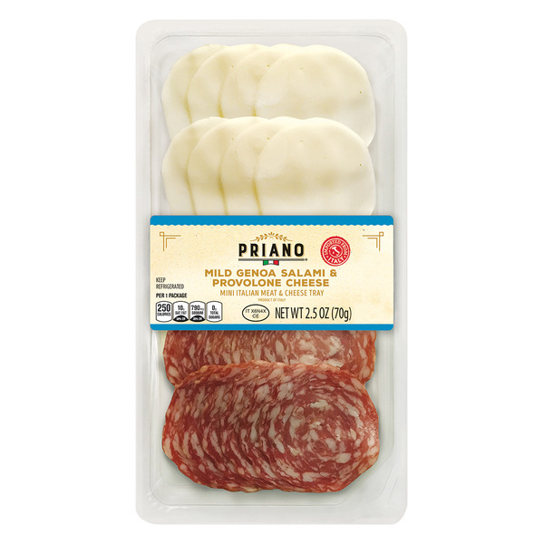 Priano Genoa Salami and Provolone Cheese Tray Same-Day Delivery or ...
