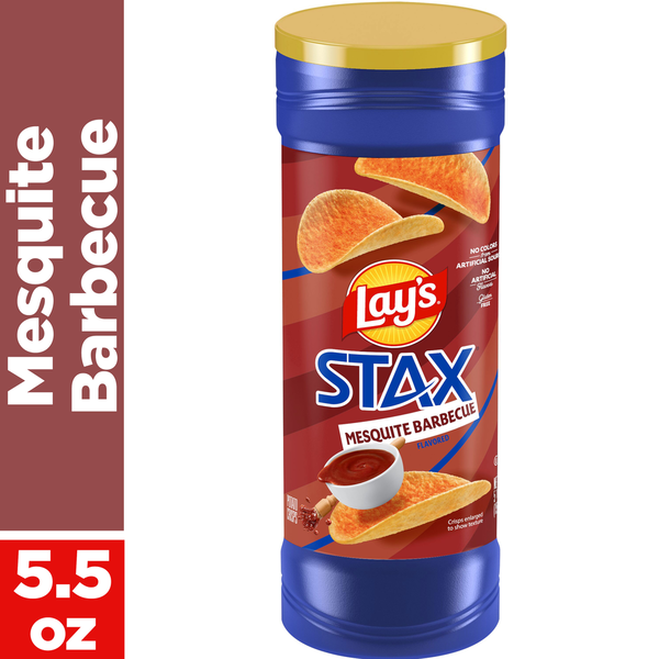 Lay's Stax Potato Crisps Mesquite Barbecue Same-Day Delivery | Dollar Tree