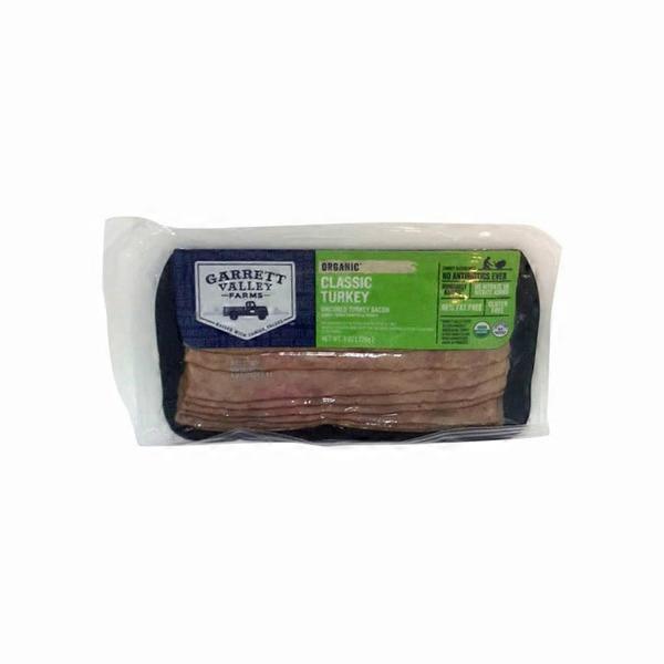 Garrett Valley Farms Organic Uncured Turkey Bacon (each) - Instacart