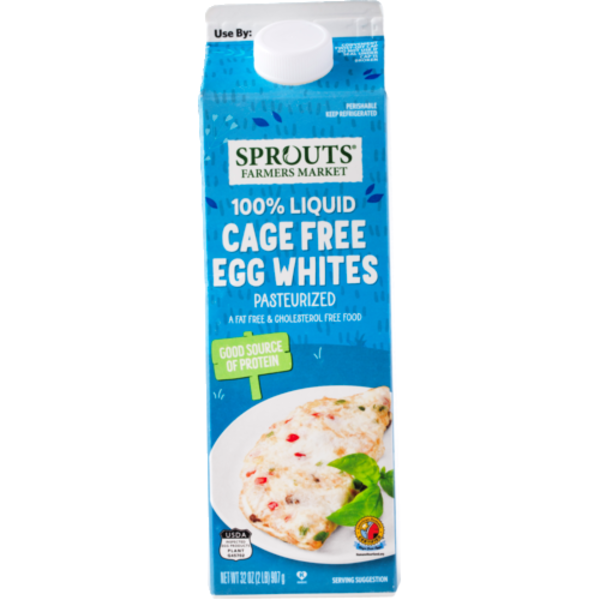 Sprouts Egg Whites Liquid Cage Fr Same-Day Delivery or Pickup | Sprouts ...