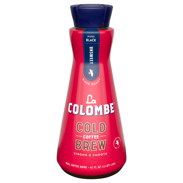 La Colombe Cold Brew, Pure Black, Dark Roast, Unsweet Same-Day Delivery ...