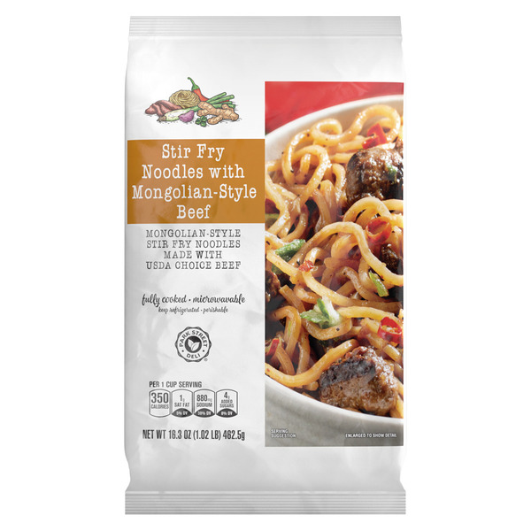 Park Street Deli Stir Fry Noodles With Mongolian-Style Beef Meal Kit ...