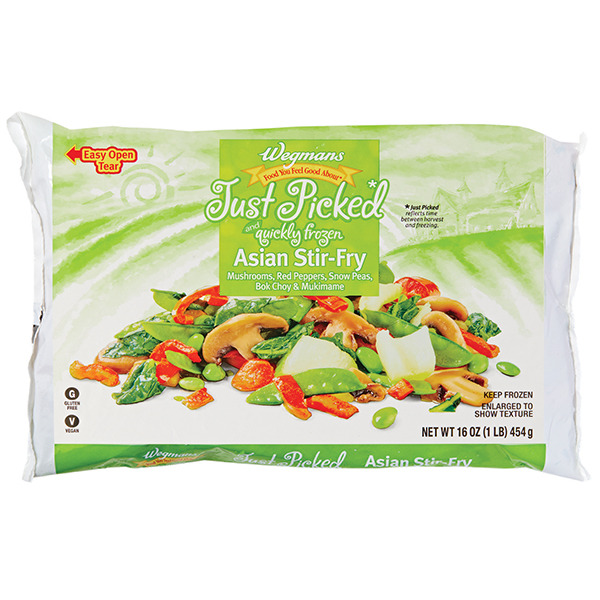 Wegmans Wegmans Asian Mushrooms, Red Peppers, Snow Peas, Bok Choy ...
