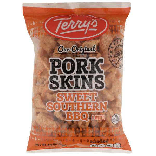 Terry's Sweet Southern Bbq Flavored Fried Pork Skins (4.5 oz) - Instacart