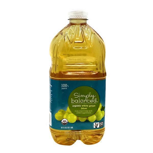 Simply Balanced 100% Organic White Grape Juice From Concentrate (64 fl ...