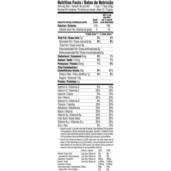 Kellogg S Froot Loops Marshmallow Nutrition Facts | Besto Blog