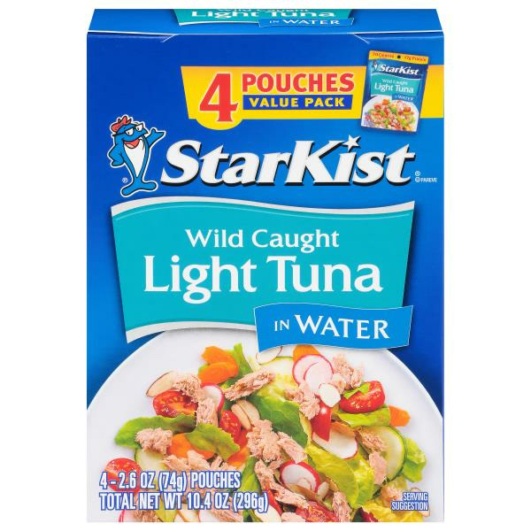 StarKist Wild Caught Light Tuna, Pouch Value Pack Same-Day Delivery or ...