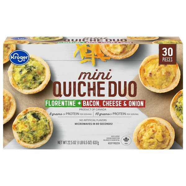 Kroger Kroger Mini Quiche Duo Same-Day Delivery or Pickup | Instacart