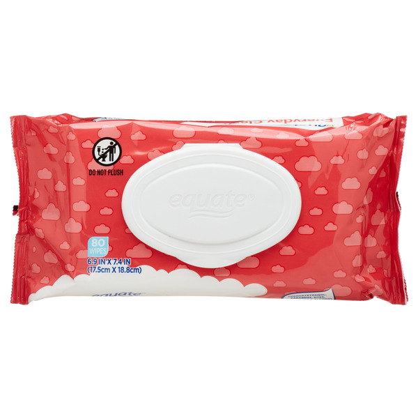 Walmart Equate Everyday Clean Wipes, 80 count Same-Day Delivery | Instacart