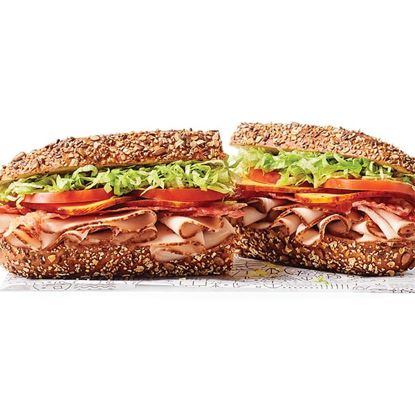 Publix Deli Boar's Head Jerk Turkey and Gouda Sub, Half (460 Cal - 640 ...