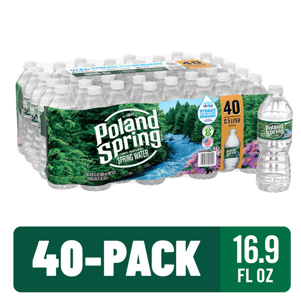 Poland Spring Spring Water, 100% Natural Same-Day Delivery | Food Bazaar