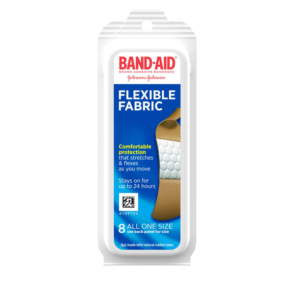 Walgreens BAND-AID Flexible Fabric Adhesive Bandages, All One Size Same ...