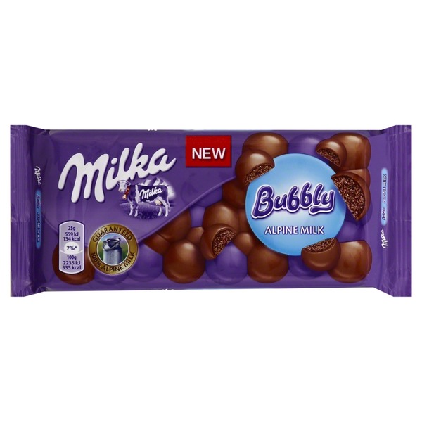 Milka Bubbly, Alpine Milk (3.5 oz) - Instacart