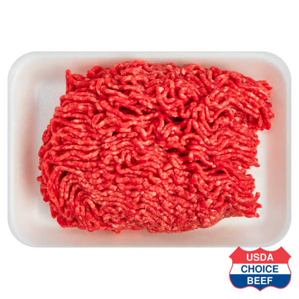 ShopRite USDA Choice Beef 93% Lean Ground Beef, Average 1 - 1.5 lbs ...