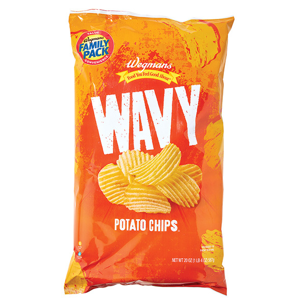 Wegmans Wegmans Wavy Potato Chips, FAMILY PACK Same-Day Delivery or ...