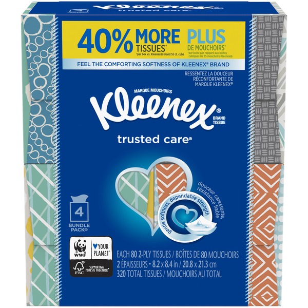 Staples Kleenex Trusted Care Everyday Facial Tissues Same-Day Delivery ...