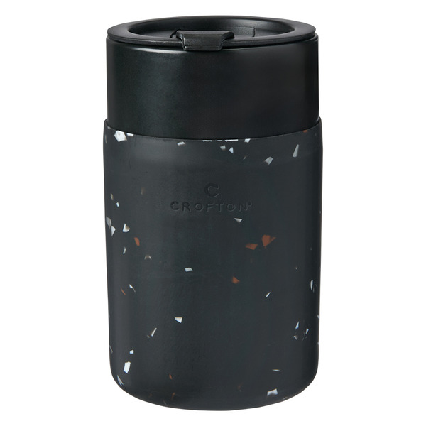 Crofton Ceramic & Silicone Terrazzo Travel Mug - Black Same-Day ...