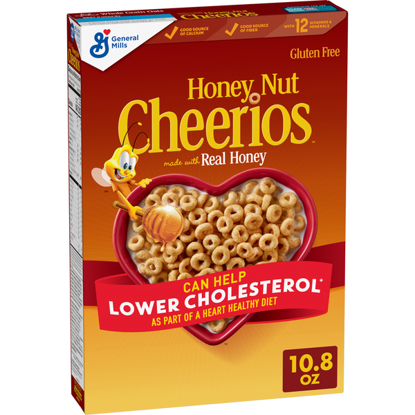 ShopRite Honey Nut Cheerios Heart Healthy Cereal With Happy Heart ...
