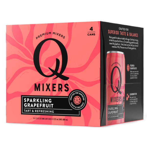 Kroger Q Mixers Sparkling Grapefruit, Premium Cocktail Mixer Same-Day ...