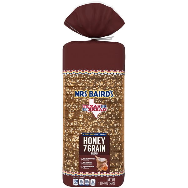 Mrs. Baird's Honey 7 Grain Bread (20 oz) - Instacart