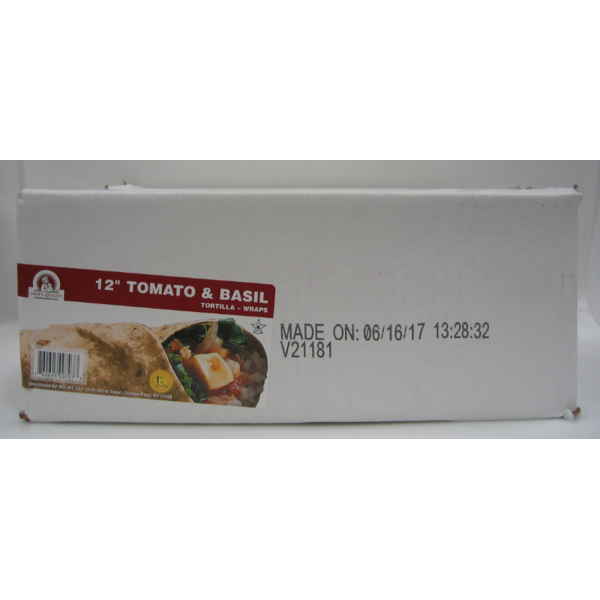 Chef's Quality 12" Tomato Wraps Delivery or Pickup | Restaurant Depot