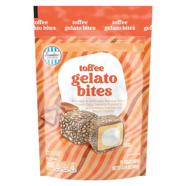 ALDI Sundae Shoppe Toffee Gelato Bites Same-Day Delivery or Pickup ...