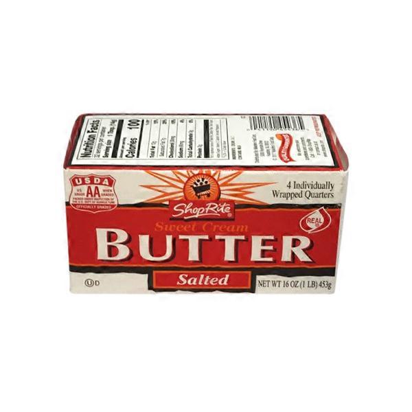 ShopRite Salted Sweet Cream Butter (1 lb) - Instacart