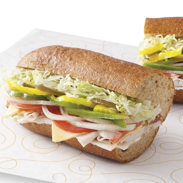 Boar's Head Cracked Pepper Mill Sub Half Smoked Turkey Breast Same-Day ...