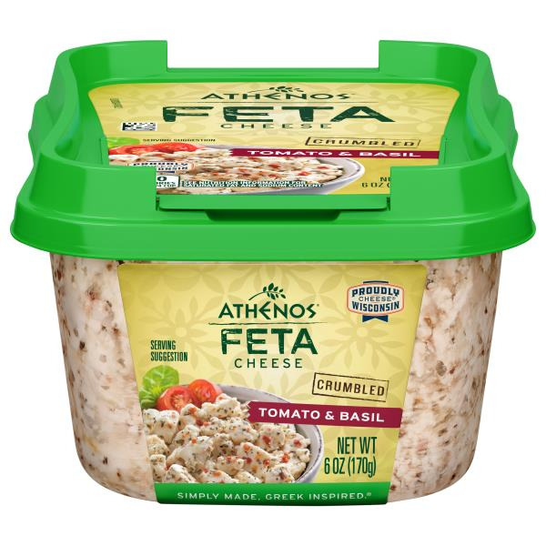 Athenos Tomato & Basil Crumbled Feta Cheese Same-Day Delivery or Pickup ...