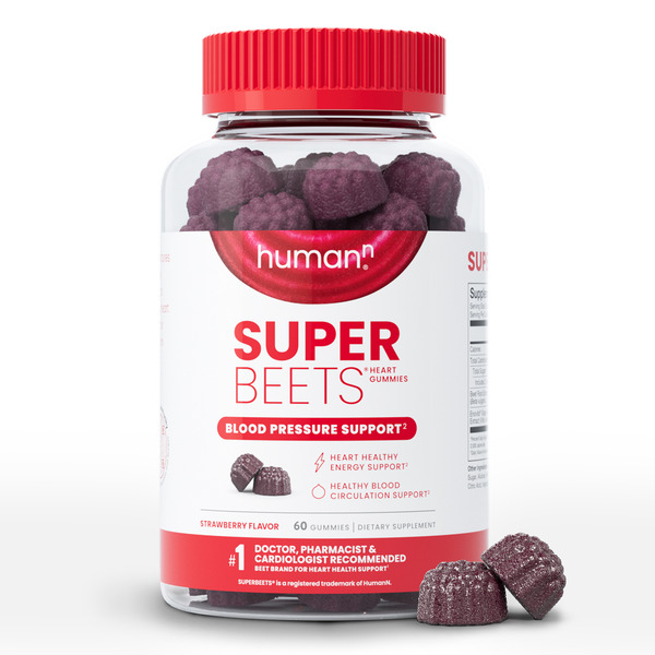 Walmart Humann Super Beets Blood Pressure Support, Gummies Same-Day ...