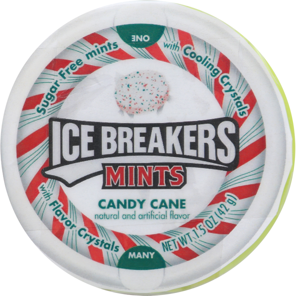 Ice Breakers Mints, Sugar Free, Candy Cane (1.5 oz) - Instacart